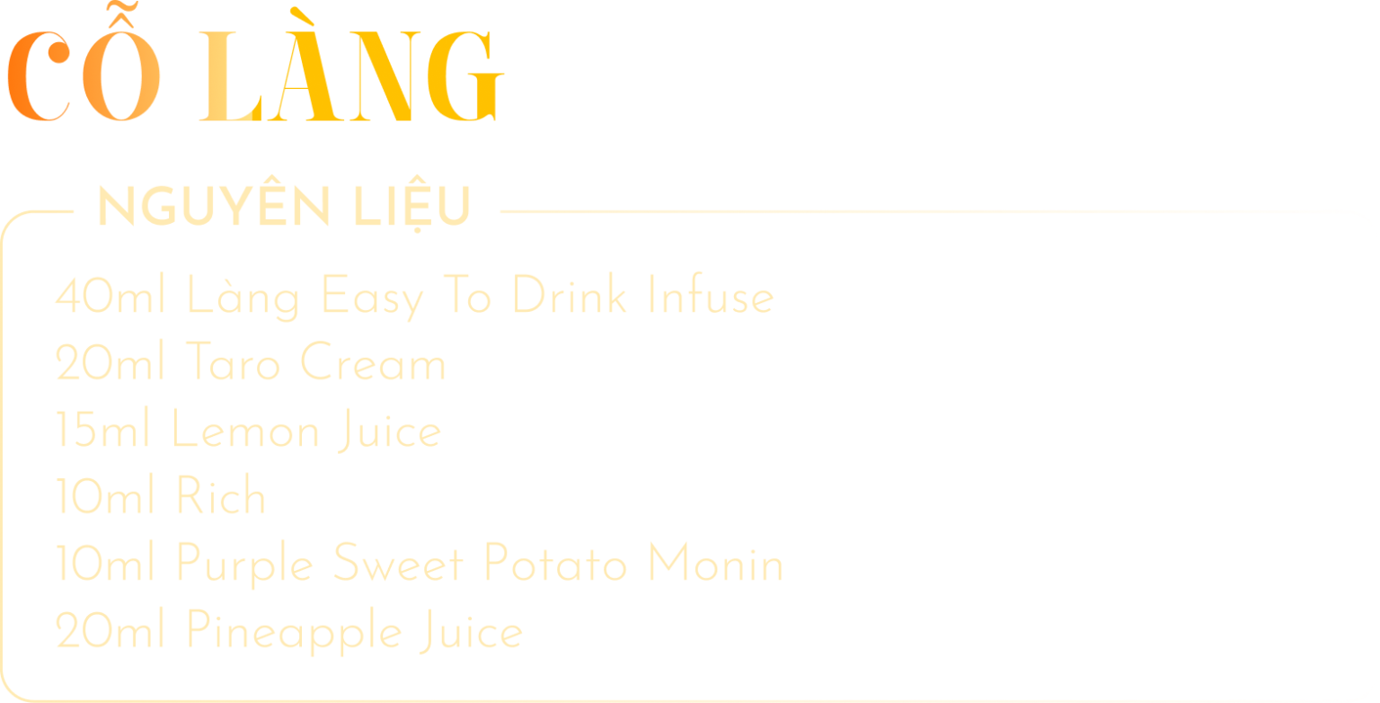 Cocktails - Ruou Lang VietNam